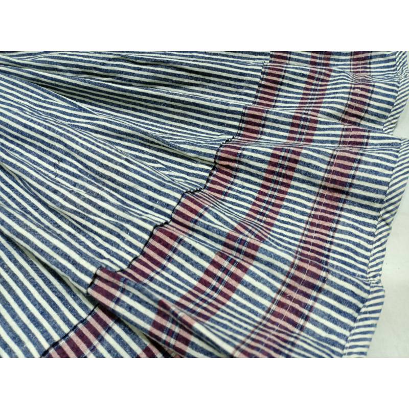 Antiguo refajo de virones con cenefa