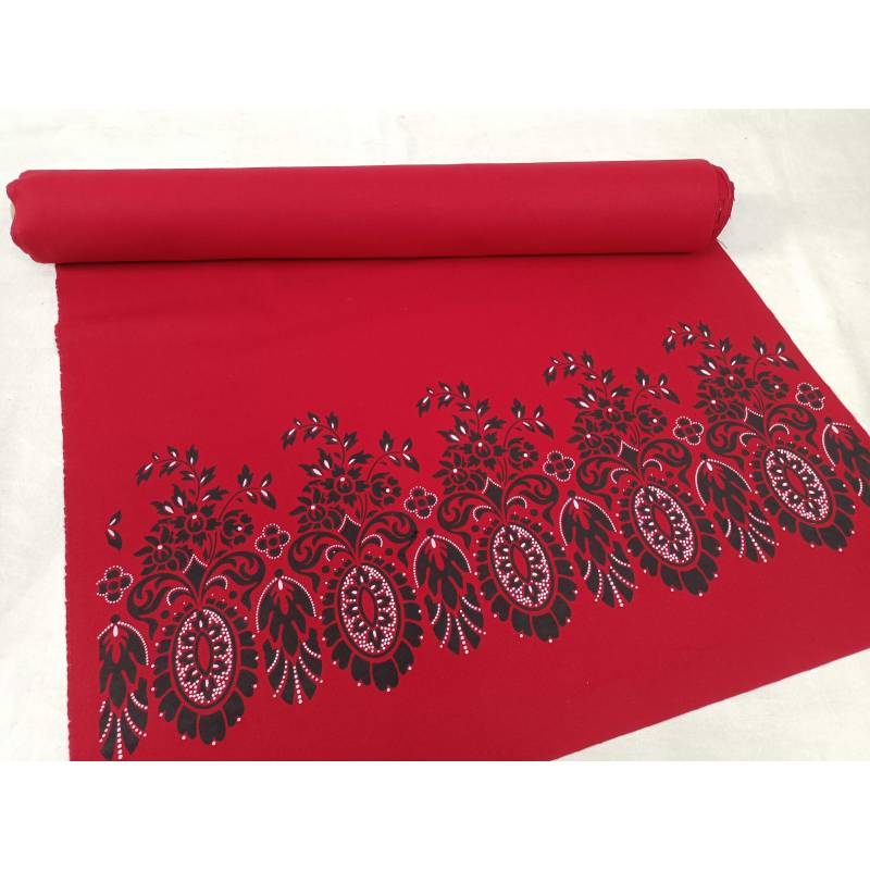 Corte de refajo estampado en dos colores